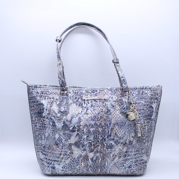 Brahmin | Bags | Brahmin Medium Asher Icy Python | Poshmark